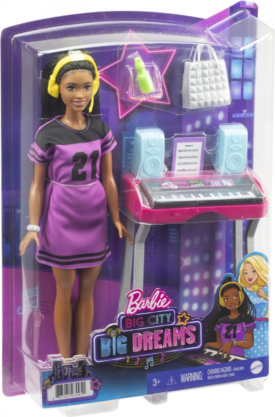 Barbie Big City Big Dreams Brooklyn Recording Studio Speelset | bol.com