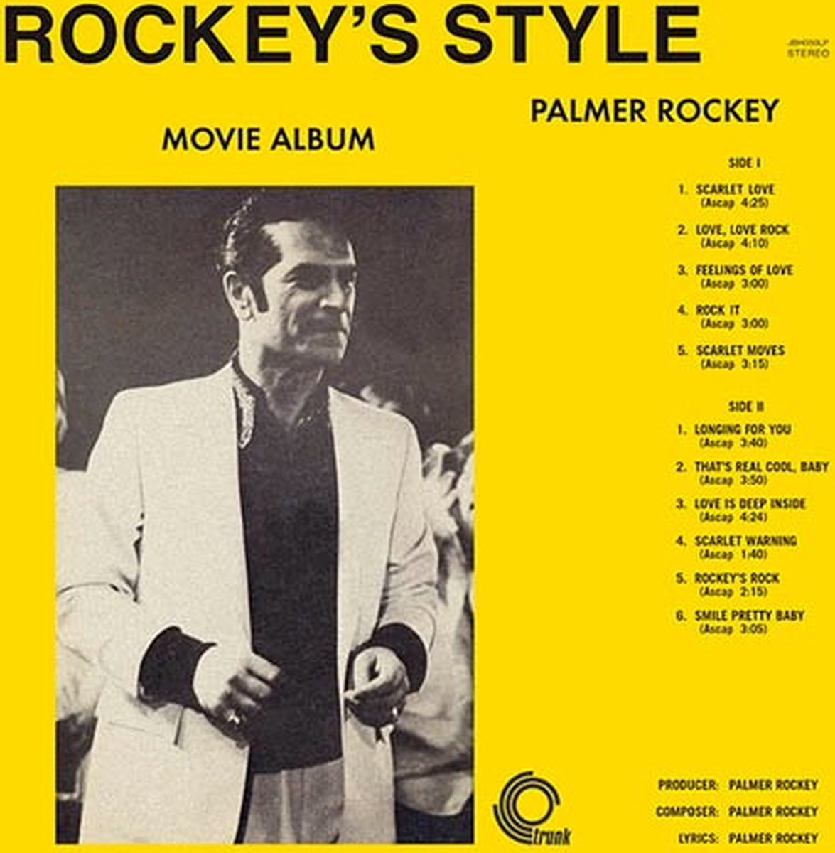 Palmer Rockey - Rockey's Style Movie Album (CD), Palmer Rockey | CD ...