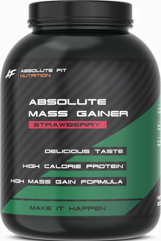 Absolute Mass Gainer 2000gr Aardbei - Strawberry | bol