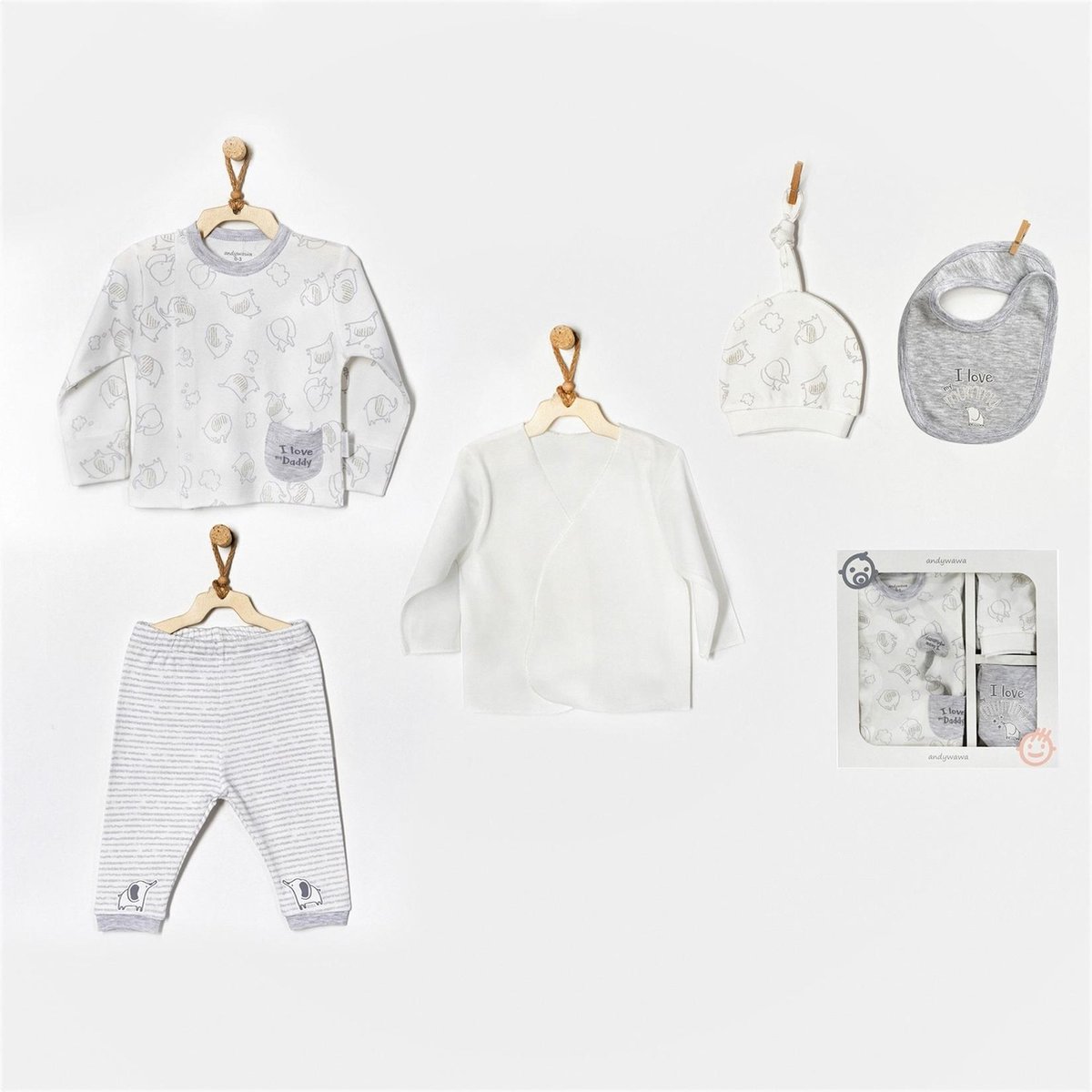 Baby Kleding Jongens Newborn Kleding Set 50/62 - Babyshower Cadeau ...