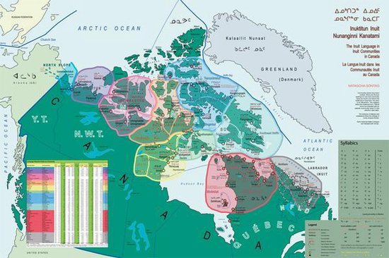 Map of the Inuit Language in Inuit Communities in Canada (MAP ...