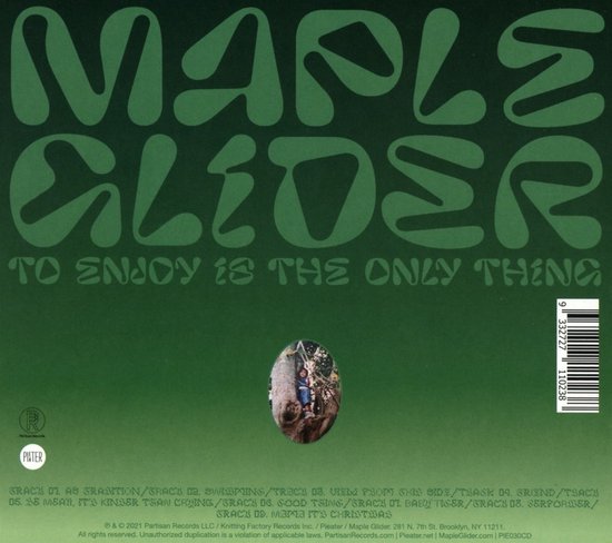 To Enjoy Is The Only Thing, Maple Glider | Muziek | bol
