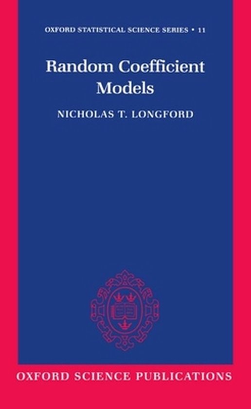 Oxford Statistical Science Series Random Coefficient Models 9780198522645 Bol