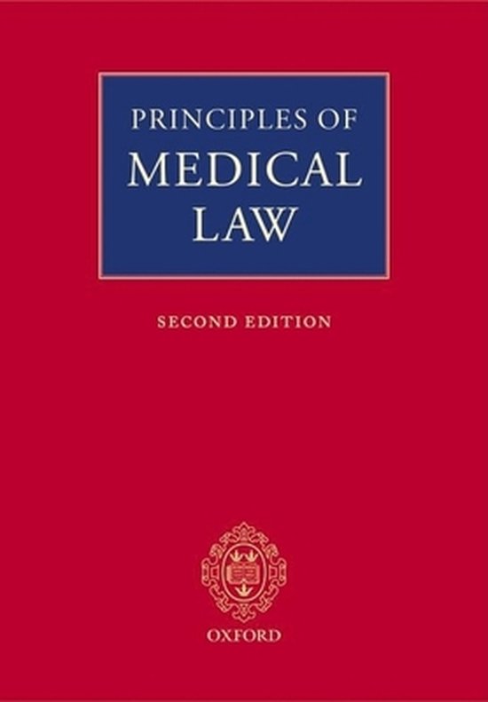 Principles of Medical Law, Andrew Grubb | 9780199263585 | Boeken | bol
