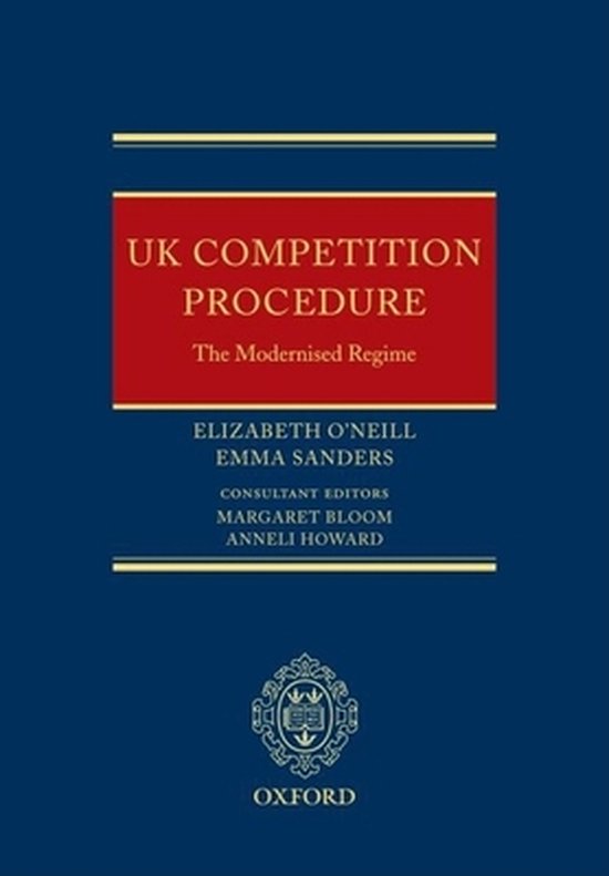 UK Competition Procedure | 9780199284276 | Elizabeth O'Neill | Boeken ...