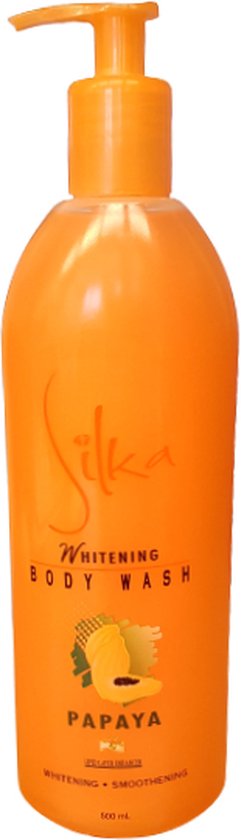 Silka skin lightening body wash papaja 300 ml | bol.com