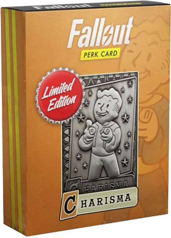 Fallout – Limited Edition Perk Card – Charisma | bol.com
