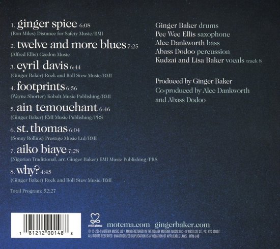 Ginger Baker - Why (CD), Ginger Baker | CD (album) | Muziek | bol