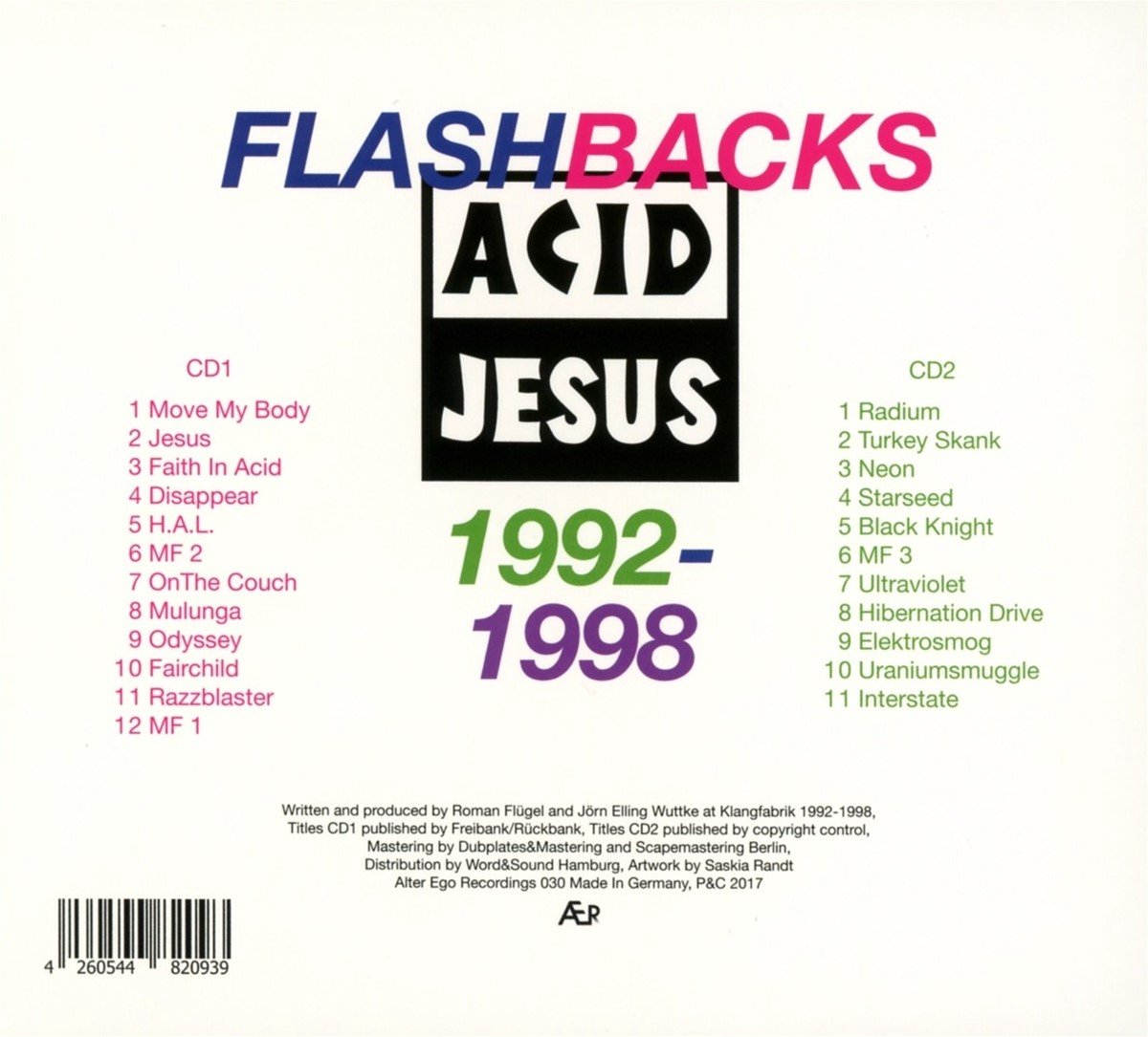 Acid Jesus - Flashbacks 1992-1998 (CD), Acid Jesus | CD (album ...