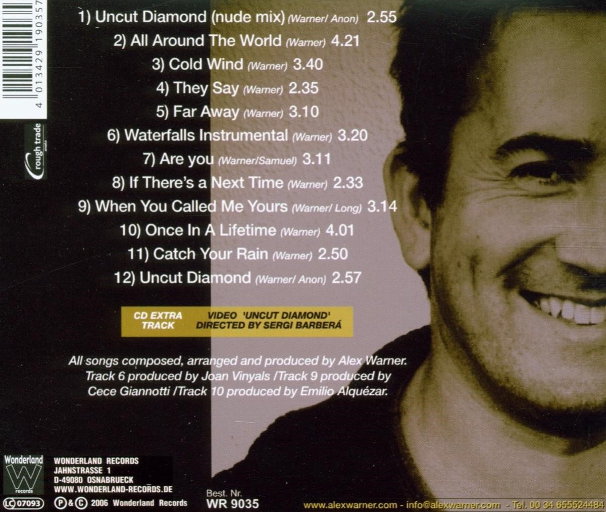 Alex Warner - Uncut Diamond (CD), Alex Warner | CD (album) | Muziek ...