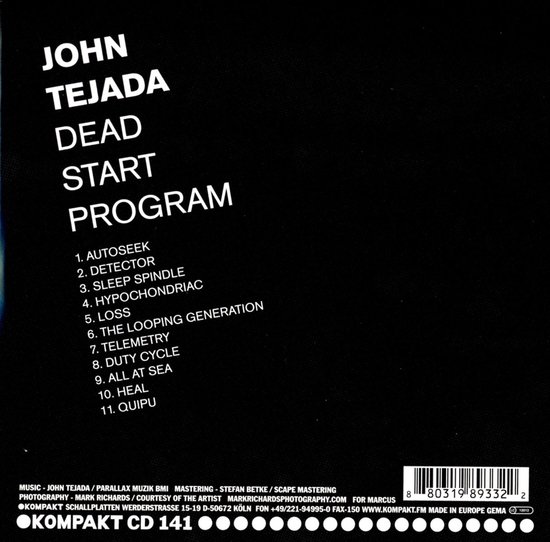 Dead Start Program, JOHN TEJADA | Muziek | bol