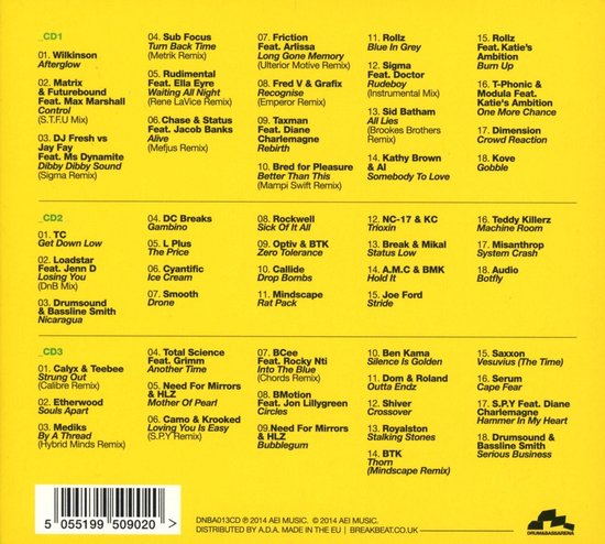 Various Artists - Drum & Bass Arena 2014 (CD), various artists | CD (album) | Muziek | bol.com