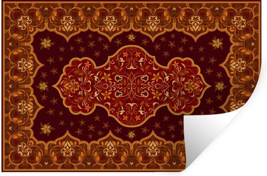 Muurstickers - Sticker Folie - Perzisch Tapijt - Vloerkleed - Patronen ...