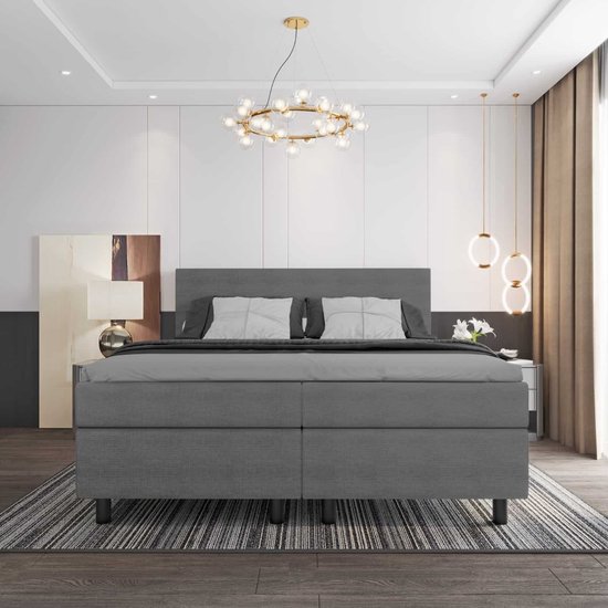 Boxspring 160x200 - 2-Persoons Boxspring - Boxspring Delta Plus - Zwart ...