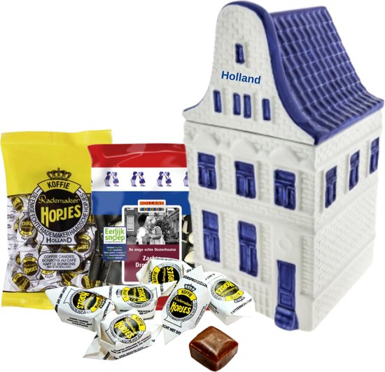 Voorraadpot - grachtenpand - droppot - Haagse hopjes - drop - snoep ...