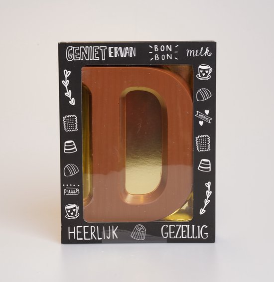 Melk Chocolade Letter D - 12 x 135 Gram | bol.com