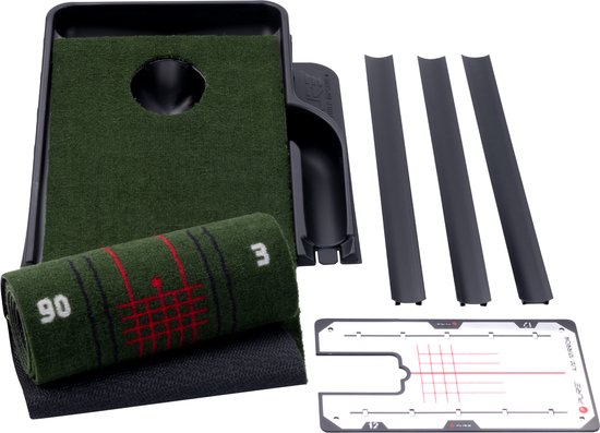 Pure2Improve – Golf Putting Mat – 275x30 cm – inclusief putting spiegel ...