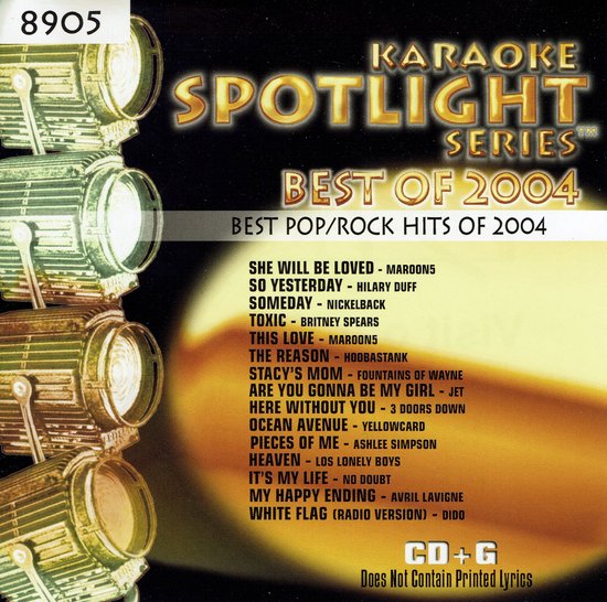 Best Pop/Rock Hits of 2004, Karaoke | CD (album) | Muziek | bol