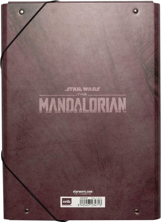 Star Wars Elasto-/foldermap The Mandalorian A4 34 X 24 Cm Paars | bol.com