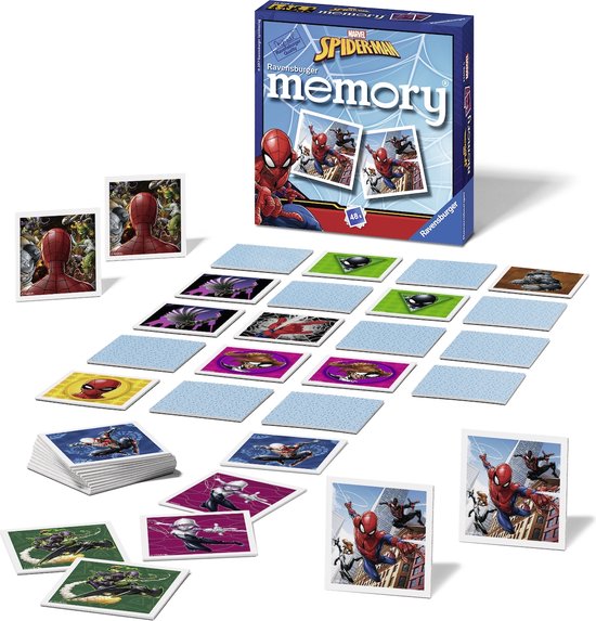 Ravensburger Spider-Man Memory - Het Klassieke Memory Spel | bol