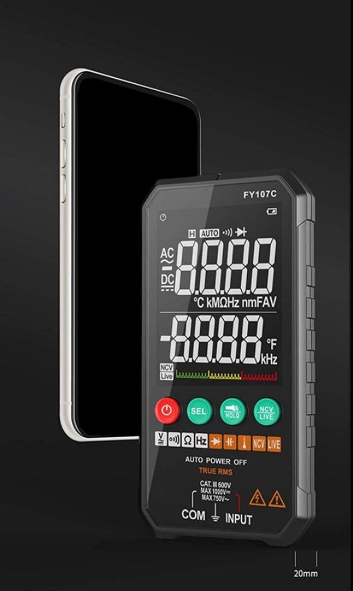 Multimeter - Spanningsmeter - Multimeter Digitaal - Voltmeter ...