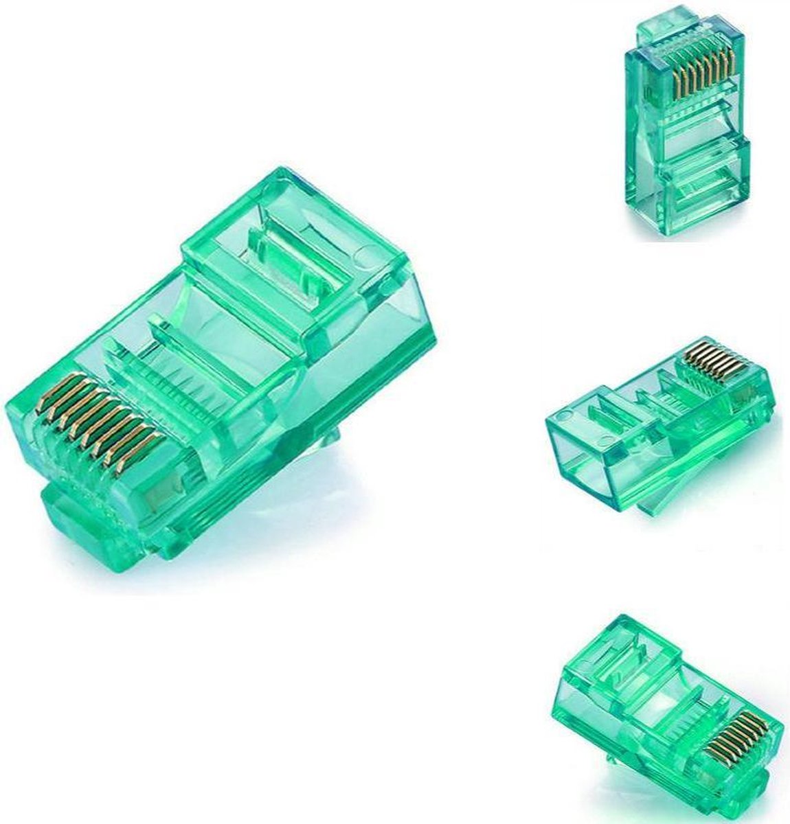 RJ-45 Netwerk connector - Groen | bol