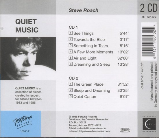 Steve Roach - Quiet Music (Complete Edition) (2 CD), Steve Roach | Muziek | bol