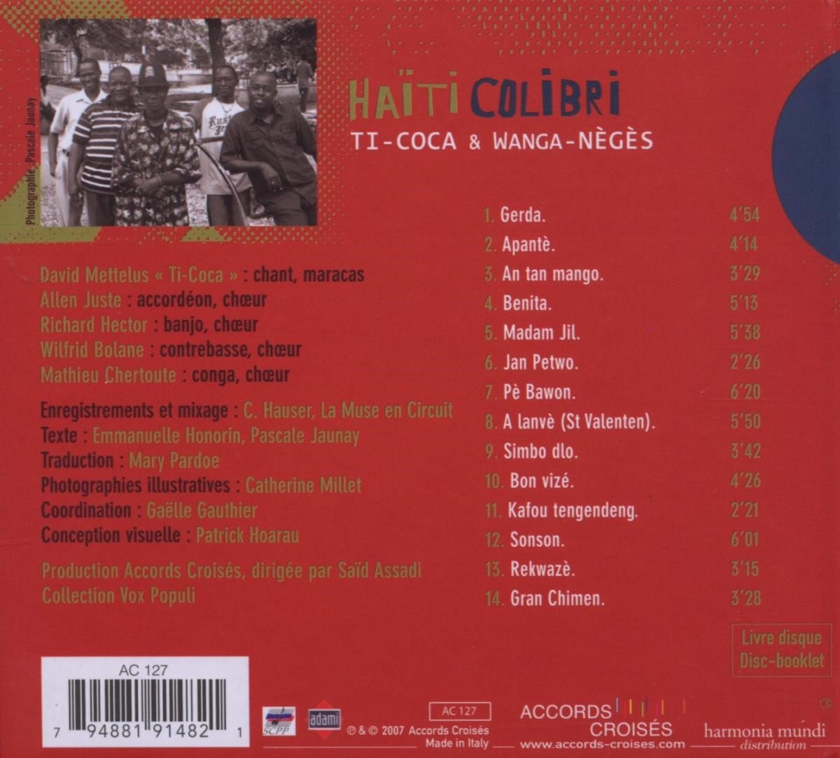 Wanga Neges Ti-Coca - Haiti Colibri (CD), Wanga Neges | CD (album ...
