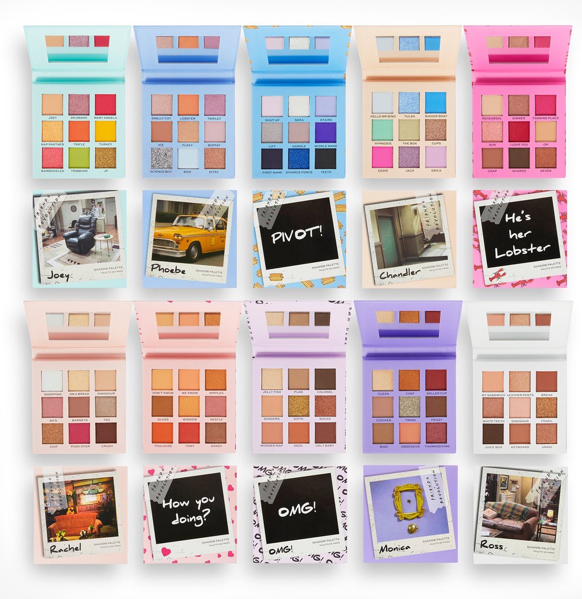 Makeup Revolution X Friends Eyeshadow Palette Vault Gift Set - Friends ...
