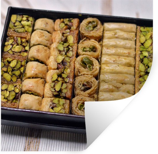Muurstickers - Sticker Folie - Baklava uit Libanon - 80x80 cm ...