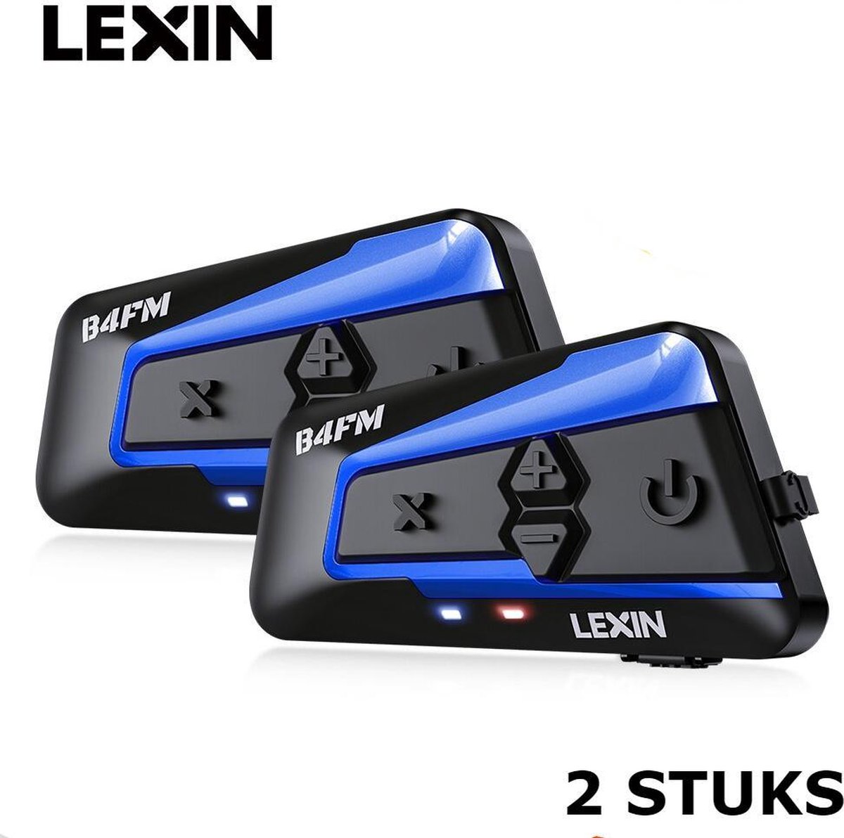 Lexin® 2 STUKS Motor Intercom PRO - 2000 Meter BEREIK - Communicatie ...