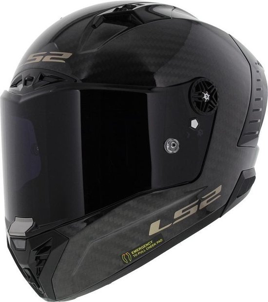 LS2 FF805 Thunder motorhelm circuit helm glans carbon XS | bol