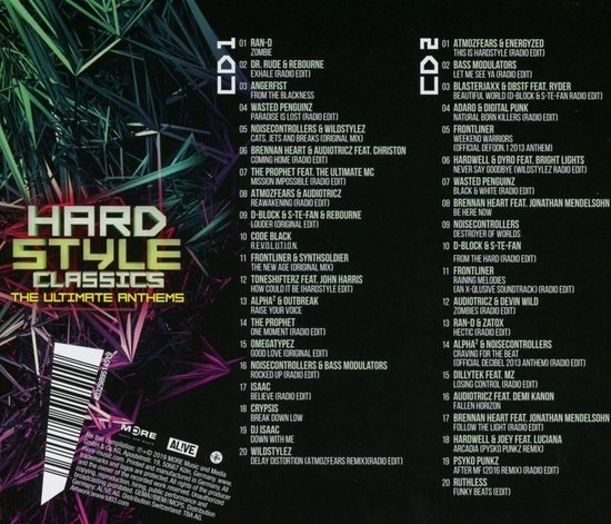 Hardstyle Classics -Ultimate Anthems, various artists | Muziek | bol