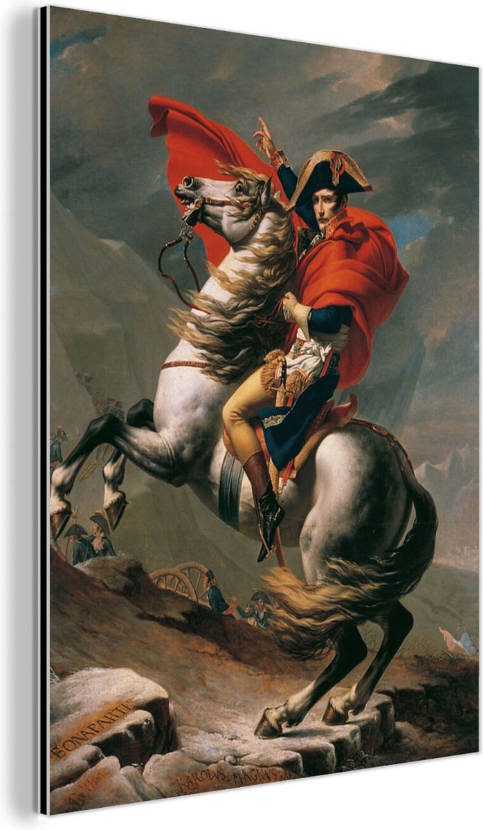Décoration murale Métal - Tableau Aluminium - Napoleon franchissant le ...