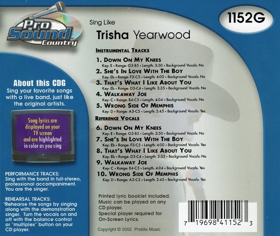 Trisha Yearwood [Priddis], Karaoke | CD (album) | Muziek | bol