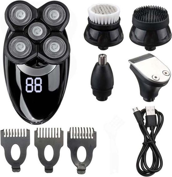 Scheermachine Set Heren - 5 in 1 - Scheerapparaat - Precisietrimmer ...