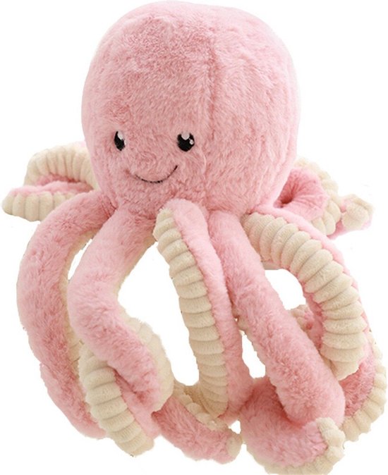 Winkrs - Grote Octopus Knuffel - Roze- 80CM pluche Inktvis | bol