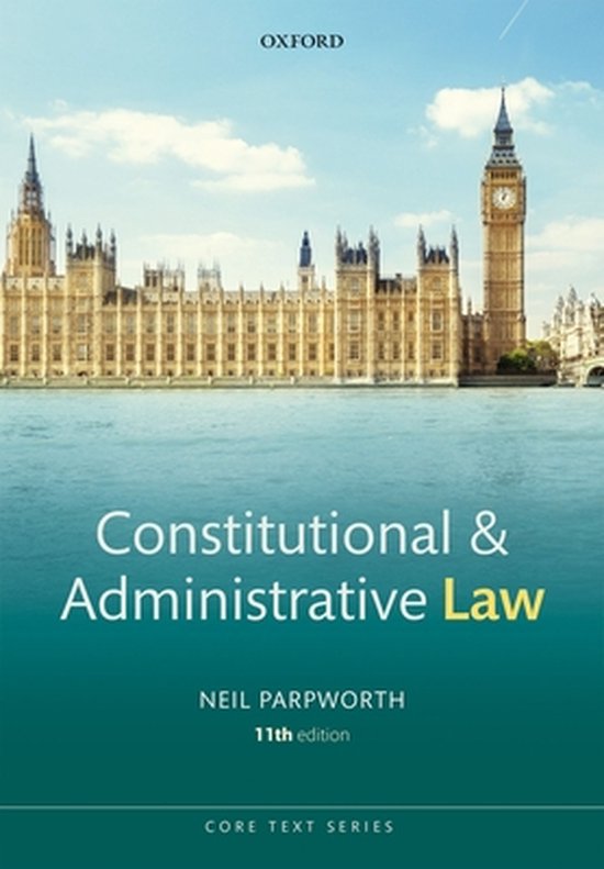Constitutional and Administrative Law | 9780198847120 | Neil Parpworth ...