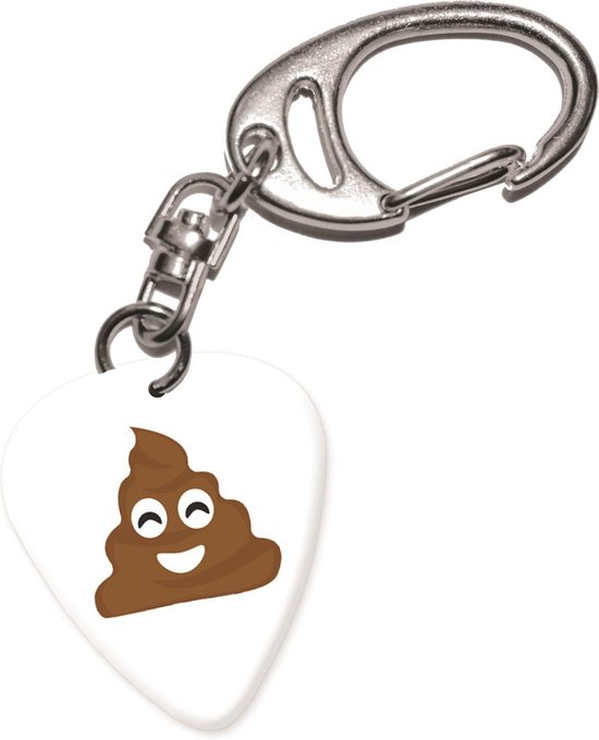 Plectrum sleutelhanger Lachende Drol Smiley | bol