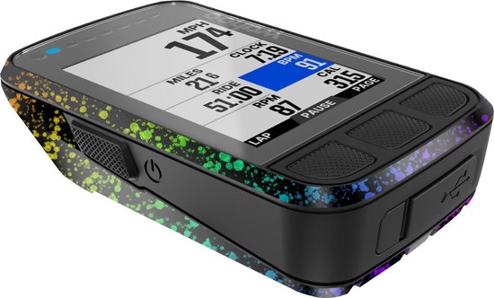 Wahoo - ELEMNT Bolt v2 - Fietscomputer skin - Rainbow Reflective | bol