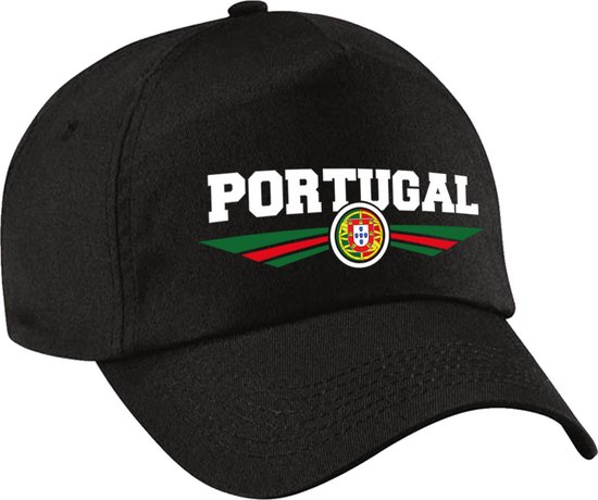 Portugal landen pet zwart kinderen - Portugal baseball cap - EK / WK ...