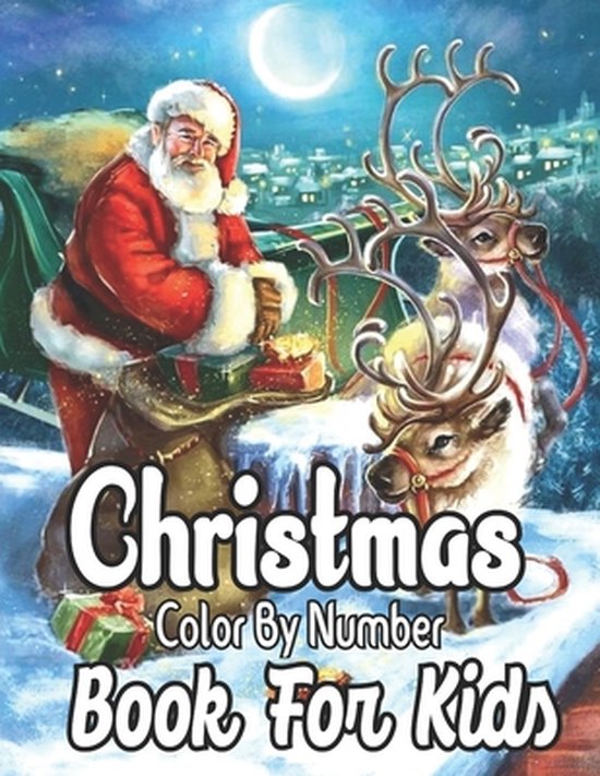 Christmas Color By Number Book For Kids, Ruhii Color Cafe ...