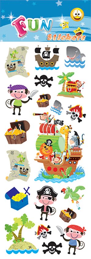 Fun Stickers - Pirate Shipmates Stickers | bol