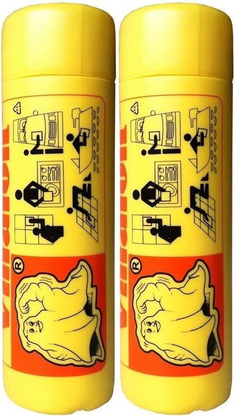 Vinalon Zeemvel Glad - synthetische zeem - 45 x 33cm - twee stuks | bol