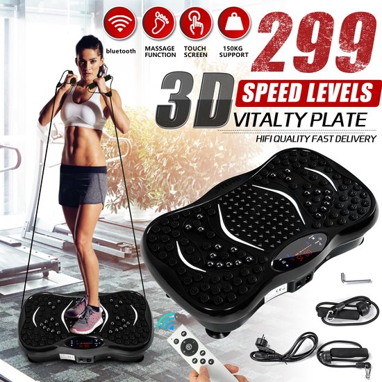 220V 200W Trilplaat - Fitness Trilplaten - Fitnessapparaat - tot 150KG ...