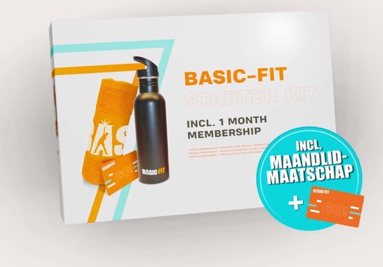 Basic-Fit® Starter Kit - Inclusief Fitness Maandlidmaatschap bij Basic ...