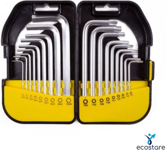 Inbussleutelset & torx set - Inbus - Torx - torx sleutelset ...