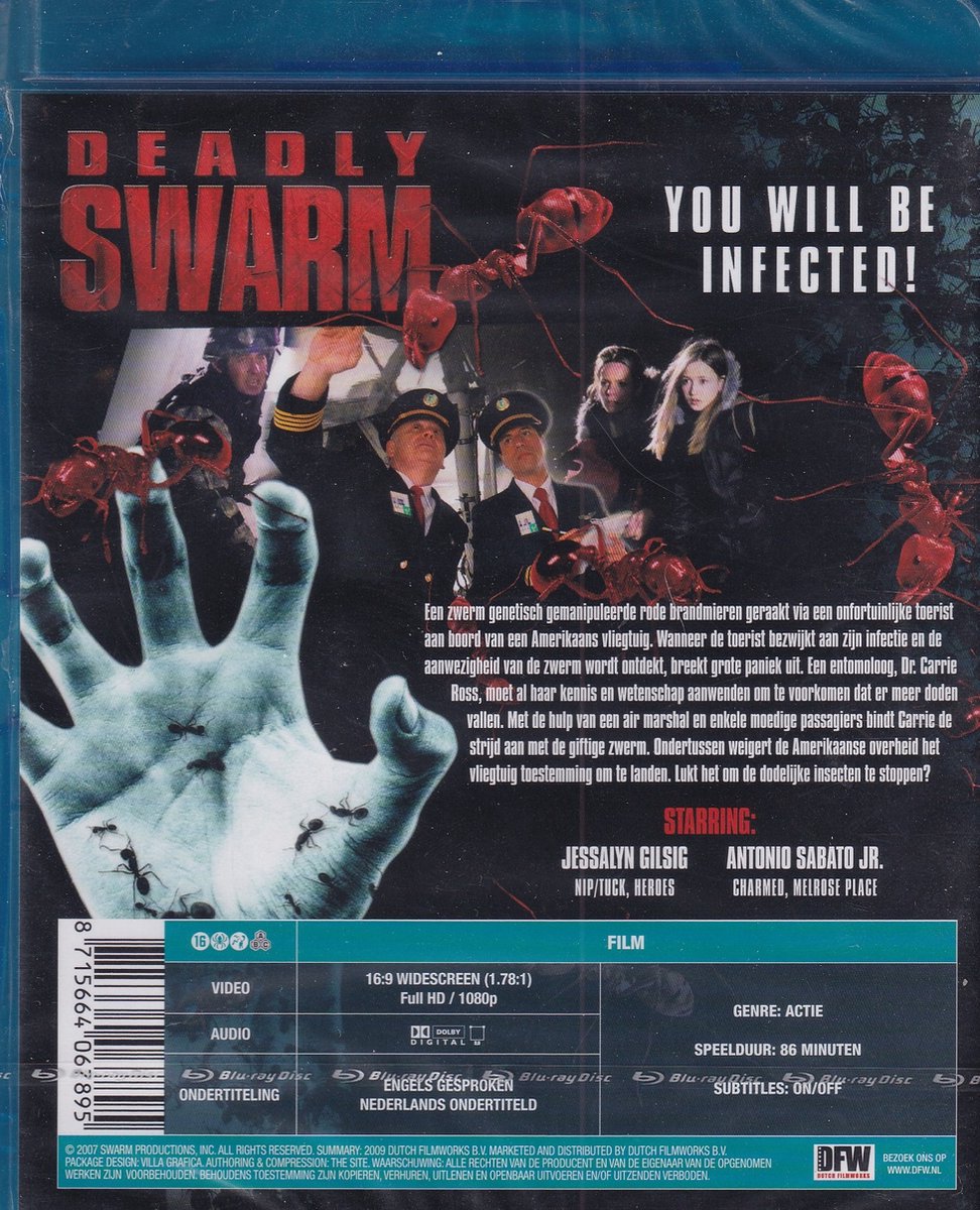 Deadly Swarm (Blu-ray), Antonio Sabato Jr. | Dvd's | bol.com