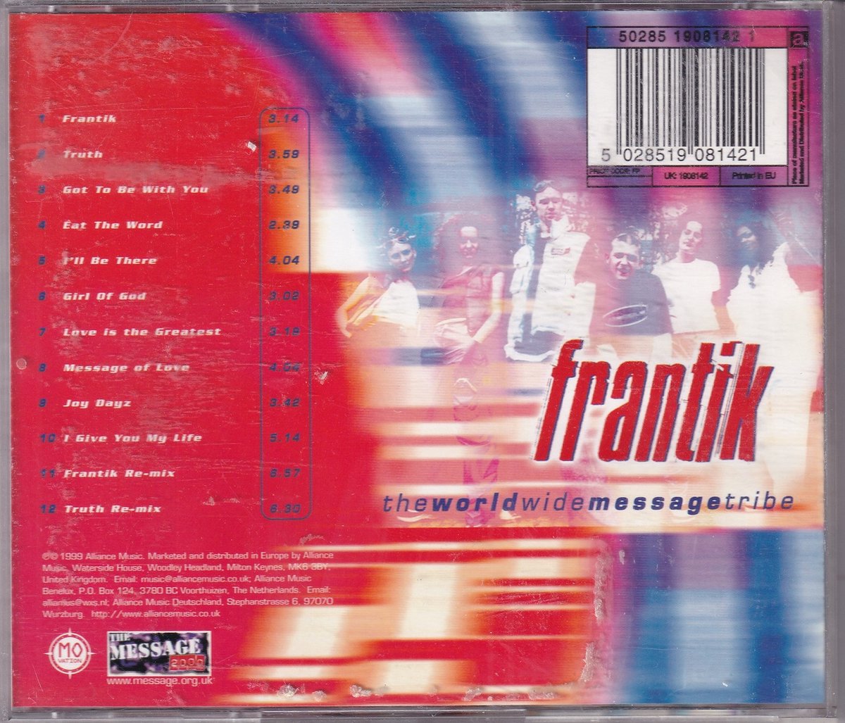 The World Wide Message Tribe - Frantik, World Wide Message Tribe | CD ...
