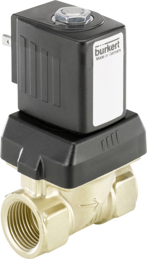 G1/2'' Messing 24VDC Vet/Olievrij Magneetventiel 6213 221602 - 221602 | bol